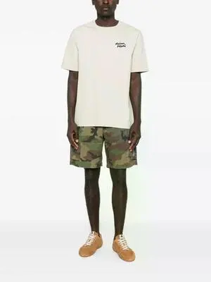 Maison Kitsuné Embroidered-logo T-shirt
