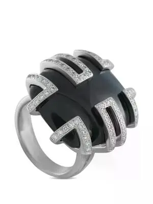 CARTIER 18k White Gold Ring With Diamond And Stone