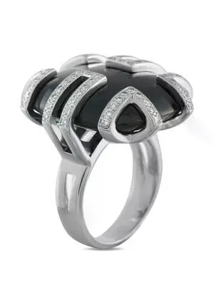 CARTIER 18k White Gold Ring With Diamond And Stone