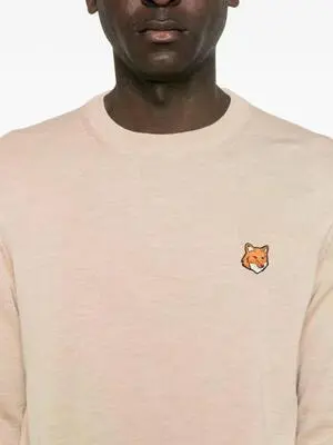 Maison Kitsuné Logo-embroidered Sweater
