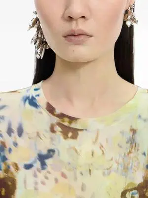 JNBY Floral Printed T-shirt - Yellow