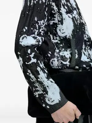 JNBY Printed Cardigan - Black
