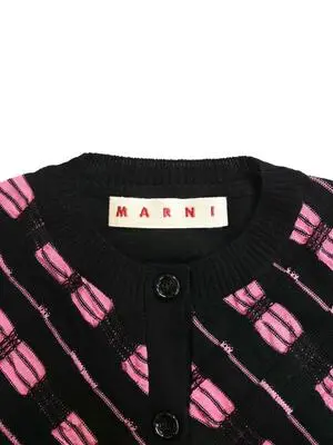 Marni Weave-pattern Buttoned Cardigan