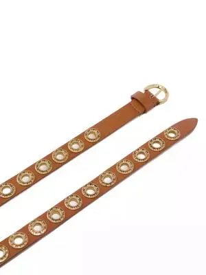 Pinko Eyelet Embellished Belt