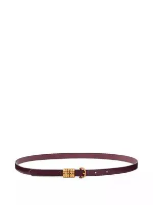 Pinko Logo Leather Belt - Red