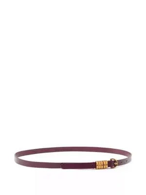 Pinko Logo Leather Belt - Red