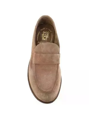 ALEXANDER HOTTO Strap Suede Loafers
