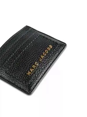 Marc Jacobs Logo-lettering Card Holder - Black