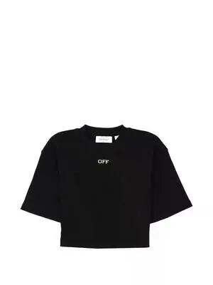 Off-white Round Neck T-shirts For Women
