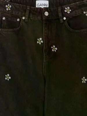 GANNI Stary Daisy Duck Jeans