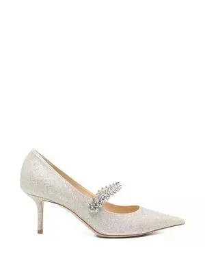 JIMMY CHOO Bing Glitter-effect Pumps
