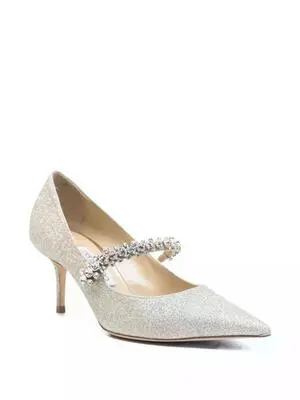 JIMMY CHOO Bing Glitter-effect Pumps