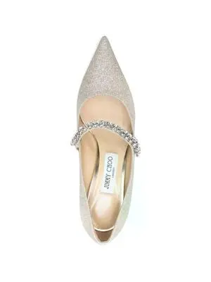 JIMMY CHOO Bing Glitter-effect Pumps