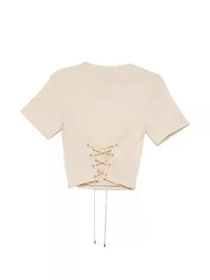 Patrizia Pepe Bustier Laced T-shirt