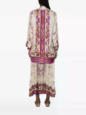 PIERRE-LOUIS MASCIA Floral Print Shirt - Neutrals