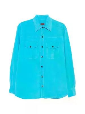 Isaia Flap-pocket Shirt