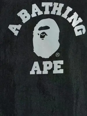 A BATHING APE Logo-detail Long-sleeve Overshirt
