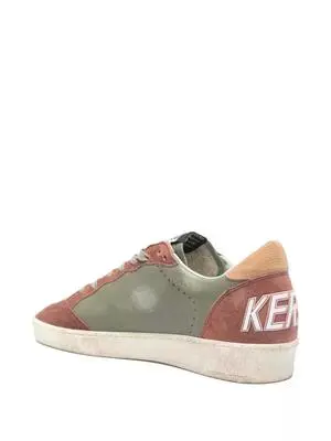 GOLDEN GOOSE Ball Star Leather Sneakers - Green