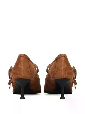 GIULIANO GALIANO Geluci Suede Pumps - Brown