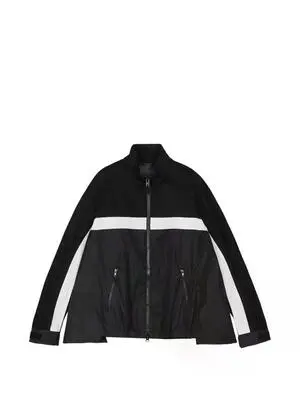 CROQUIS Striped Jacket - Black