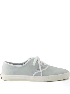 Prada Round-toe Lace-up Sneakers - Blue