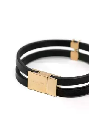 Saint Laurent Logo-plaque Bracelet