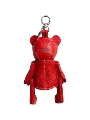 Polo Ralph Lauren Stitched Bear Keyring - Red