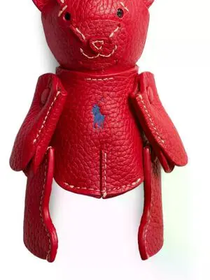 Polo Ralph Lauren Stitched Bear Keyring - Red