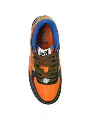 A BATHING APE Star-motif Lace-up Sneakers