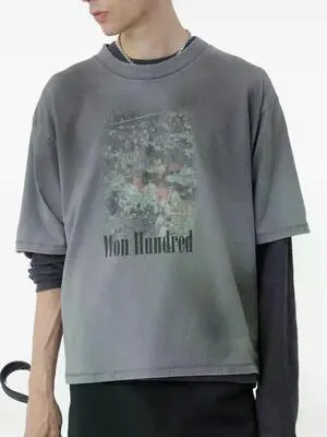 WON HUNDRED Houston Casino T-shirt - Grey