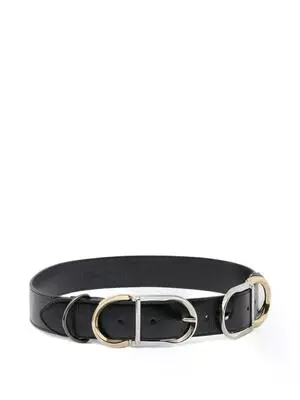 Pinko Oval-buckle Lambskin Belt