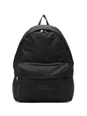 A.p.c. Zip Pocket Backpack - Black