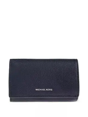 Michael Kors Large Jet Set Flap Wallet - Blue