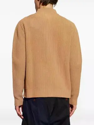 VIVIENNE WESTWOOD Fisherman Zip Embroidered Sweater