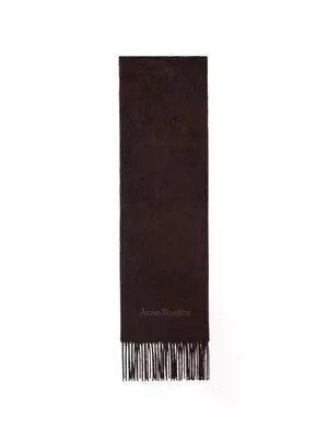 Acne Studios Fringed Scarf - Brown