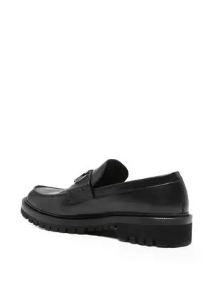 Valentino Garavani Signature Leather Loafers - Black