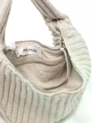 AYA MUSE Ribbed Zip Tote Bag