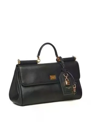 Dolce & Gabbana Sicily Plongé Leather Tote