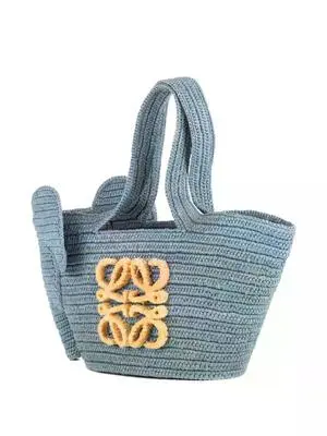 Loewe Elephant Raffia Tote