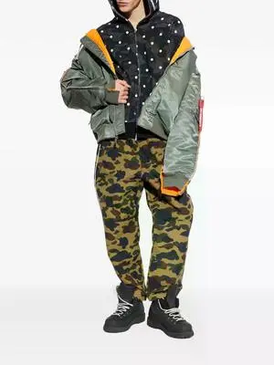 A BATHING APE Polka-dot Camouflage Zip-up Hoodie
