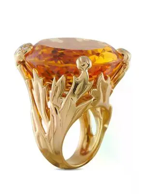 Dior Diamond And Citrine Ring
