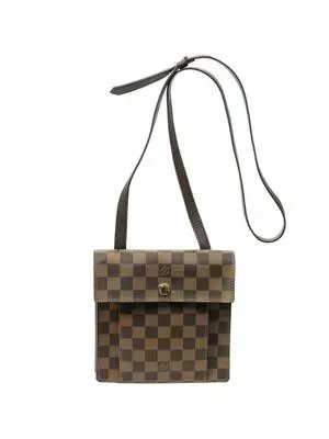 LOUIS VUITTON 2002 Pimlico Shoulder Bag Damier Ebène Canvas