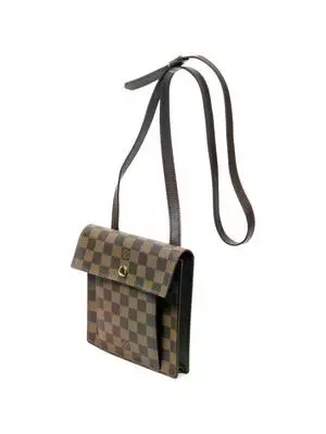 LOUIS VUITTON 2002 Pimlico Shoulder Bag Damier Ebène Canvas
