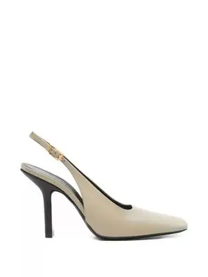 LANVIN Square-toe Slingback Pumps