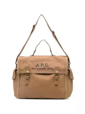 A.p.c. Flap Top-handle Messenger Bag - Brown