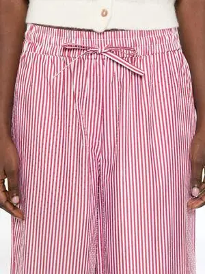 P.a.r.o.s.h Striped Wide Leg Trousers - Red