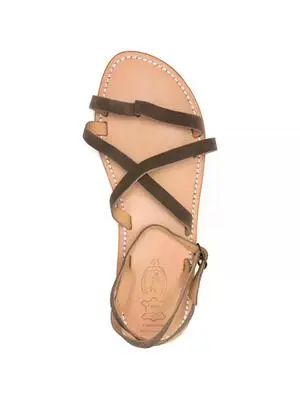 LA BOTTE GARDIANE Sauve Buckled Flat Sandals