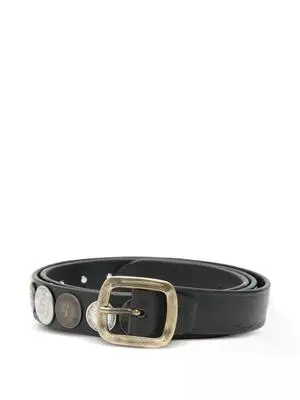 ERALDO Coin-embellished Buckle Belt - Brown