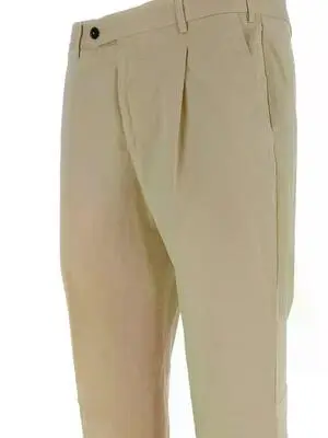 PT TORINO Pleated Trousers - Neutrals