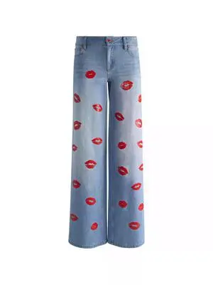 Alice + Olivia Button Detailed Jeans For Women